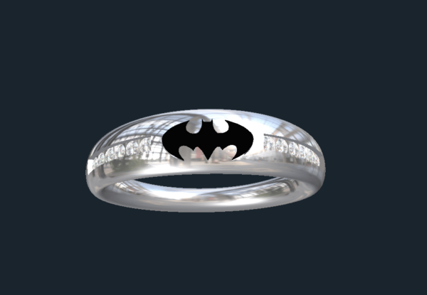 We Create Batman Wedding Rings for Men To Spec!