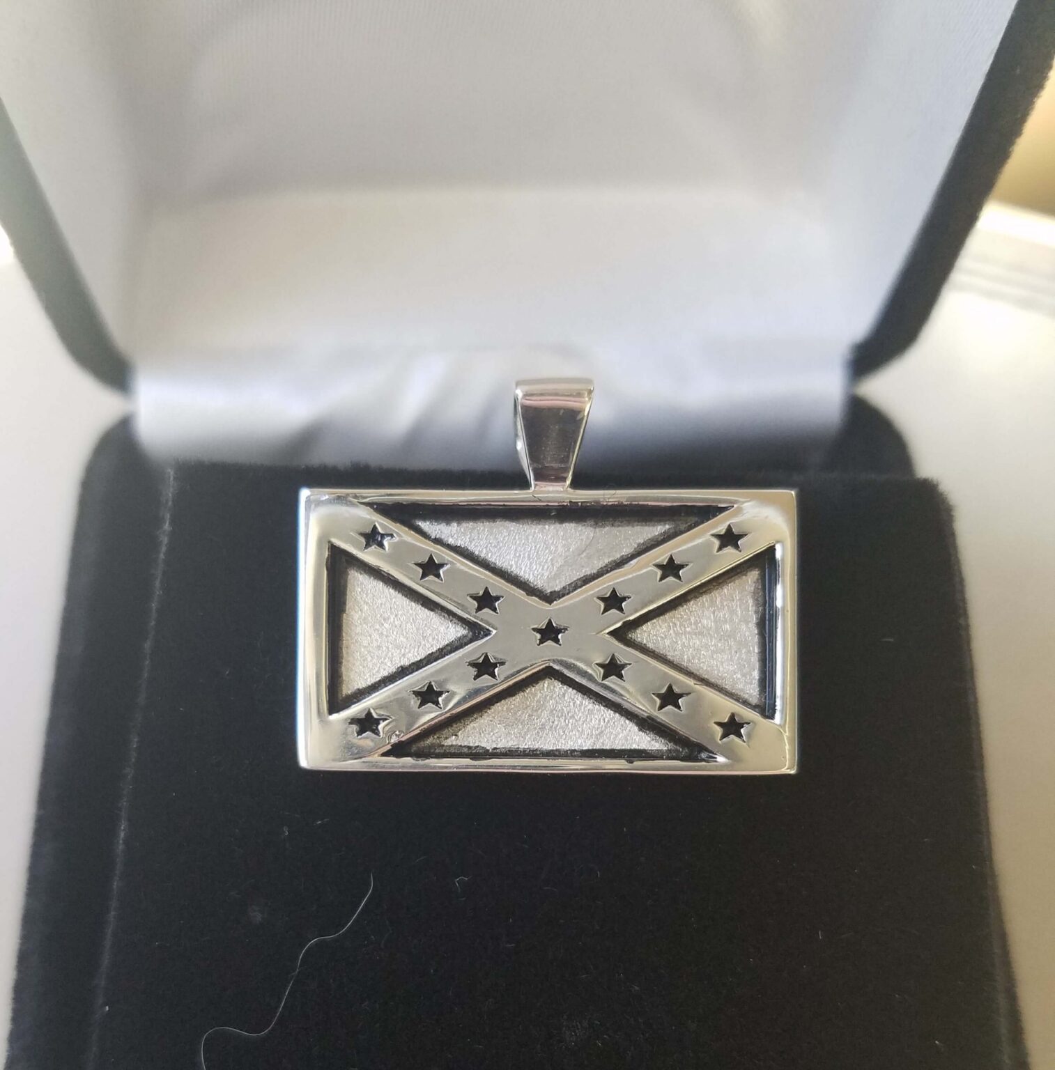 Let Us Make A Confederate Flag Necklace For You