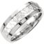 Hammered White Gold Wedding Ring | Custom Wedding Rings