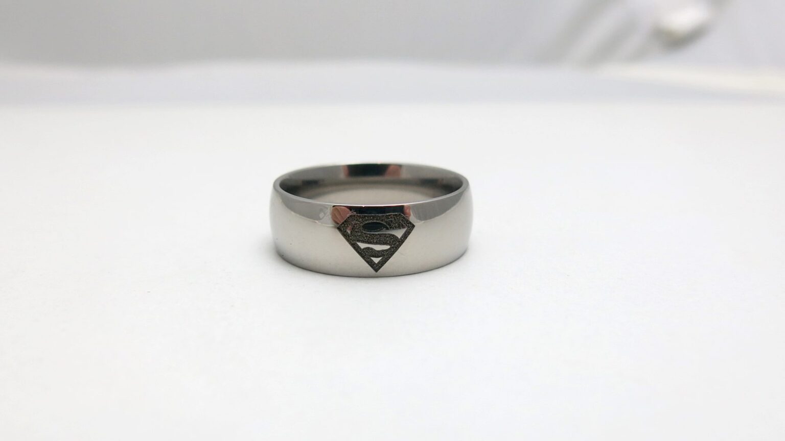 Titanium Superman Wedding Ring - We Can Make Them