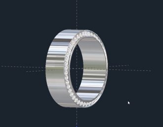 Beveled Diamond Wedding Ring | Unique Wedding Rings | Valeria FJ