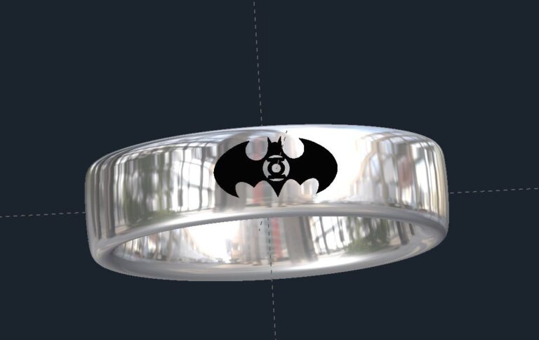 Green Lantern Batman Ring - Let Us Create One Just For You