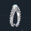 Cabochon Octopus Engagement Ring | Custom Wedding Rings | Valeria