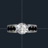Custom Batman Engagement Ring | Batman Rings by Valeria Custom Jewelry