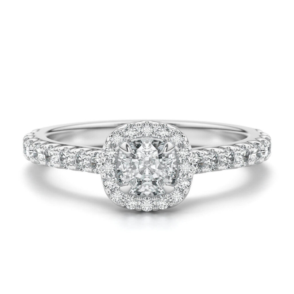 Shop Classic Halo Engagement Ring Design