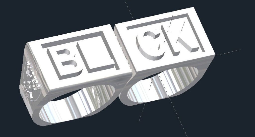 Double Signet Rings | Custom Signet Rings | Valeria FJ Dallas