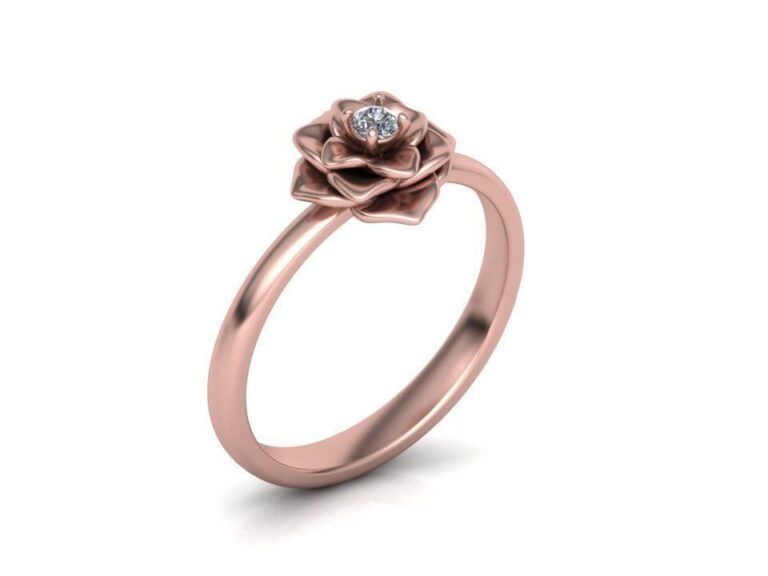 Let us Create A Unique Custom Rose Promise Ring Just For You