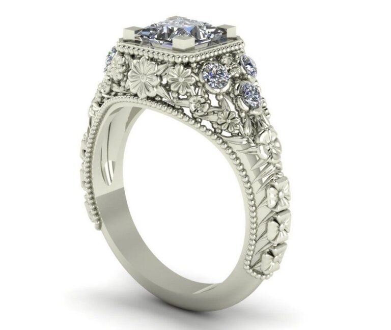 We Love Our Custom Hummingbird Engagement Ring