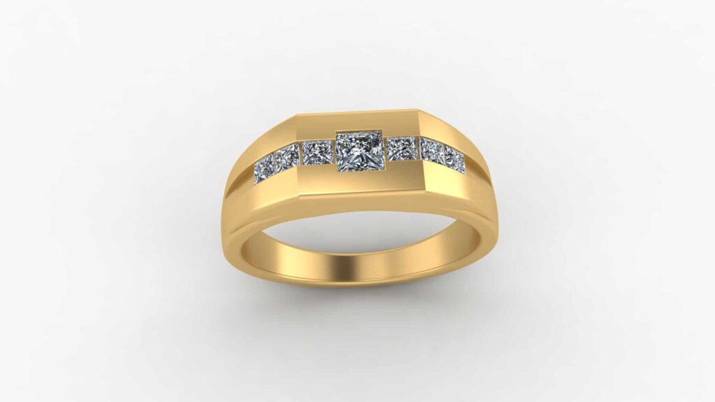 We Can Create A Custom Men's Pinky Ring To Your Specs