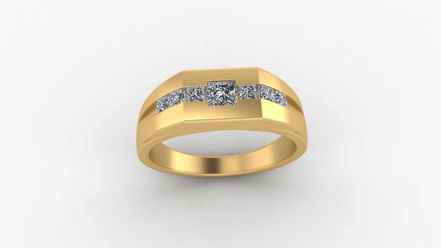 We Can Create A Custom Men's Pinky Ring To Your Specs