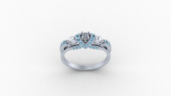 Gothic Skull Engagement Ring | Custom Skull Rings