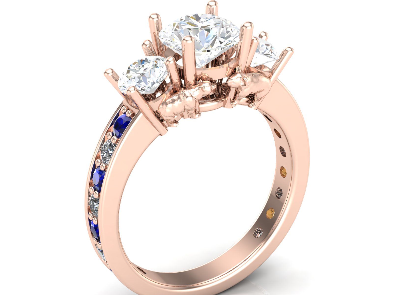 3 Stone Engagement Ring Meaning, Style and Designs