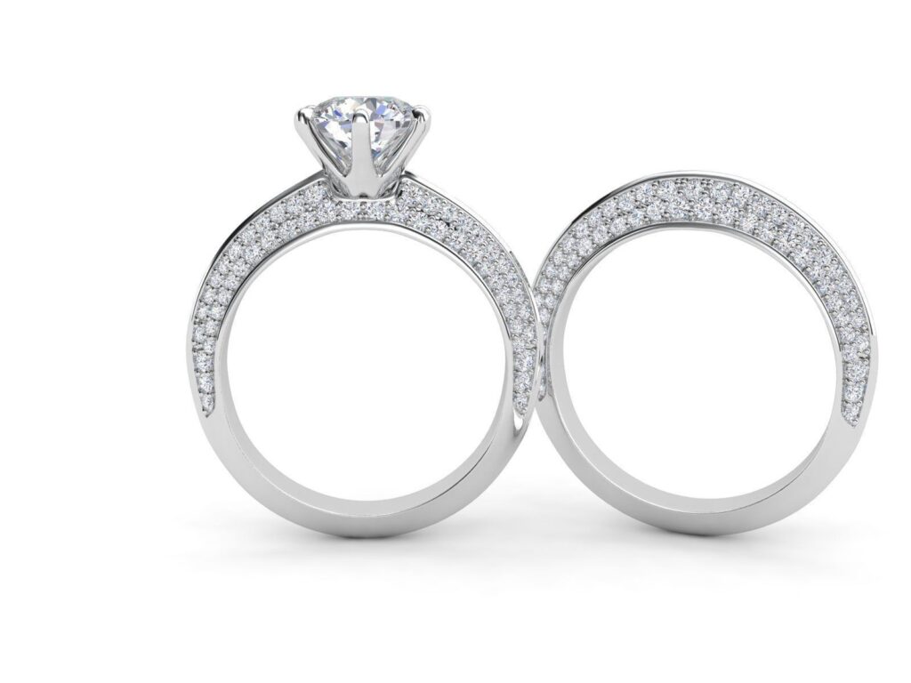 We Can Create A Pave Engagement Ring Made To Your Specs