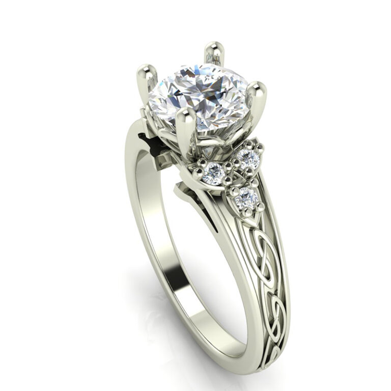 Design Your Own Custom Ring - Moissanite Engagement Ring