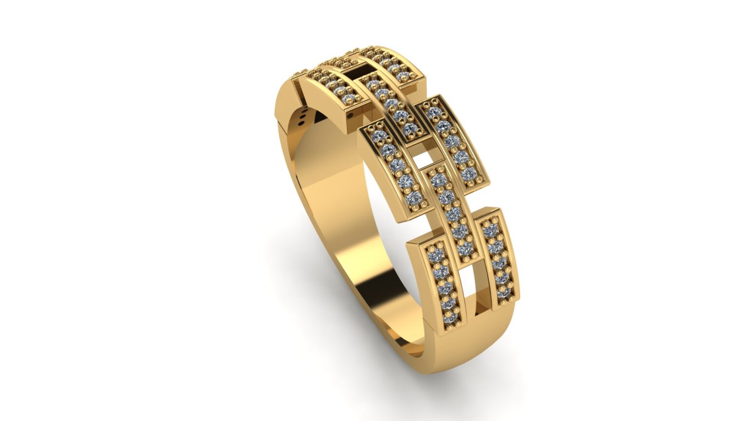 We Make Diamond Interlocking Wedding Ring Designs To Spec