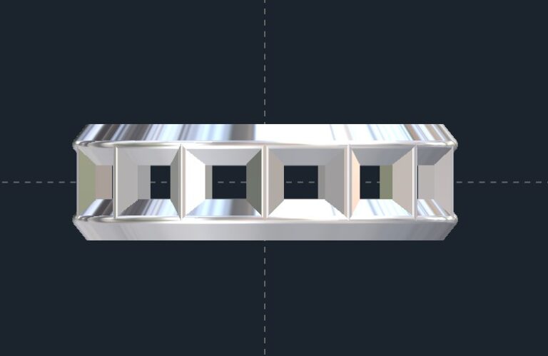 Let Us Create Your Custom Square Cut Wedding Ring