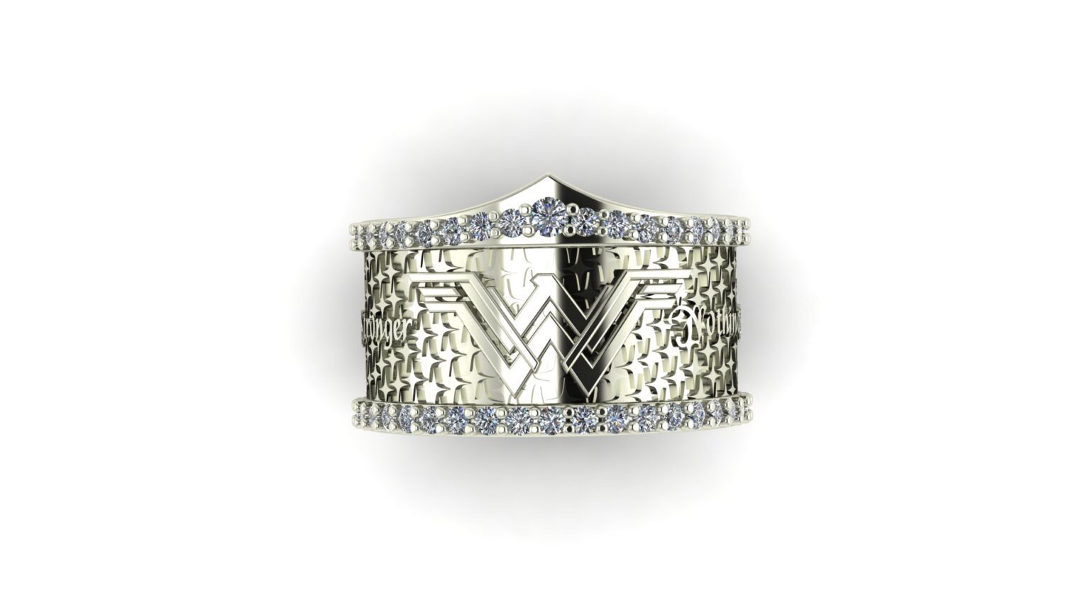 We Create Diamond Wonder Woman Wedding Ring Designs
