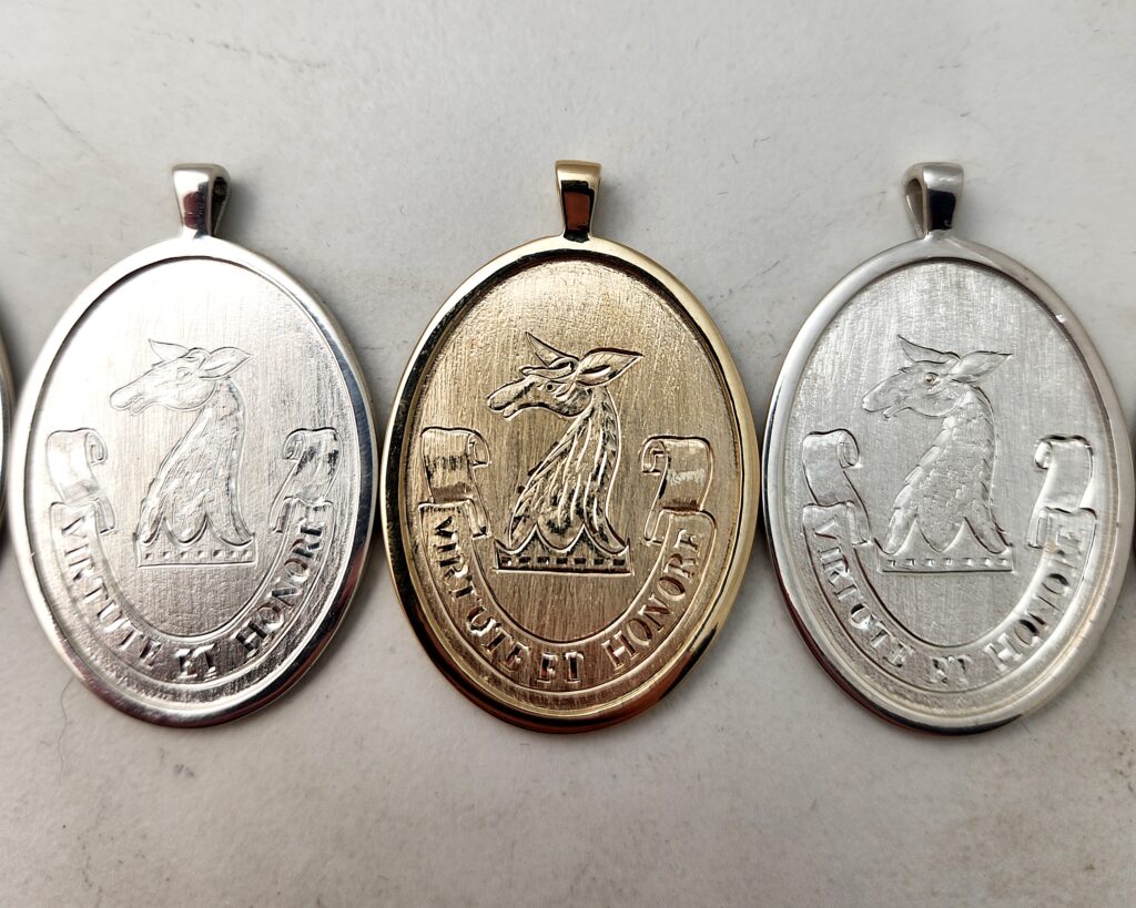 We Create Custom Hand Engraved Pendants Made To Your Specs