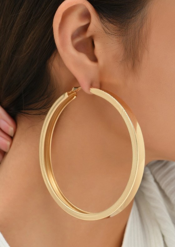 We Make Hoop Gold Earrings To Order