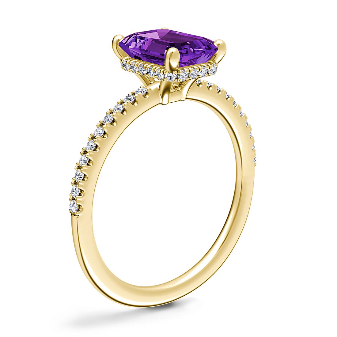 Hidden Halo Engagement Rings - Let Us Create Yours