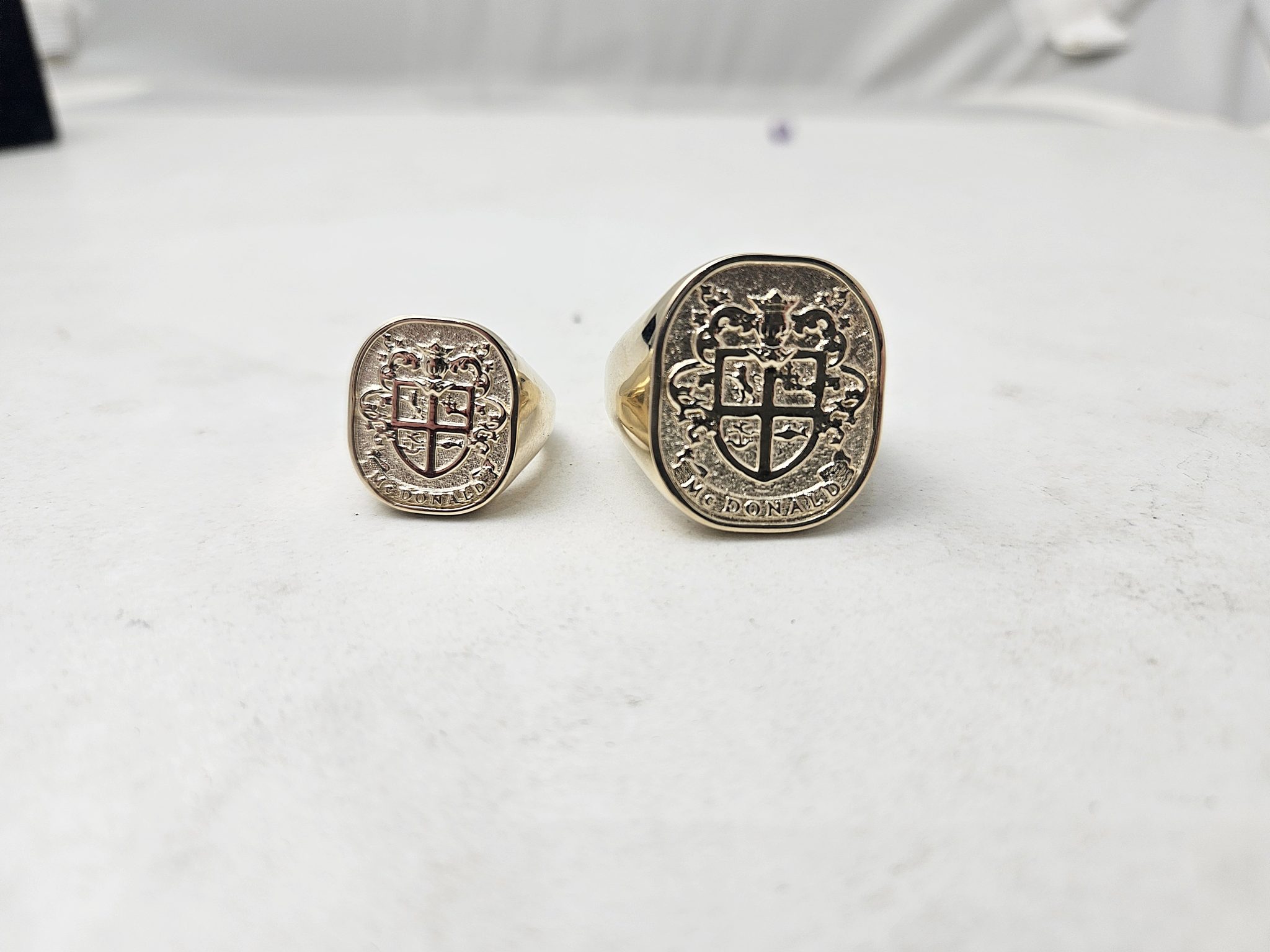 Let Us Create A Custom Signet Ring With Family Crest For You