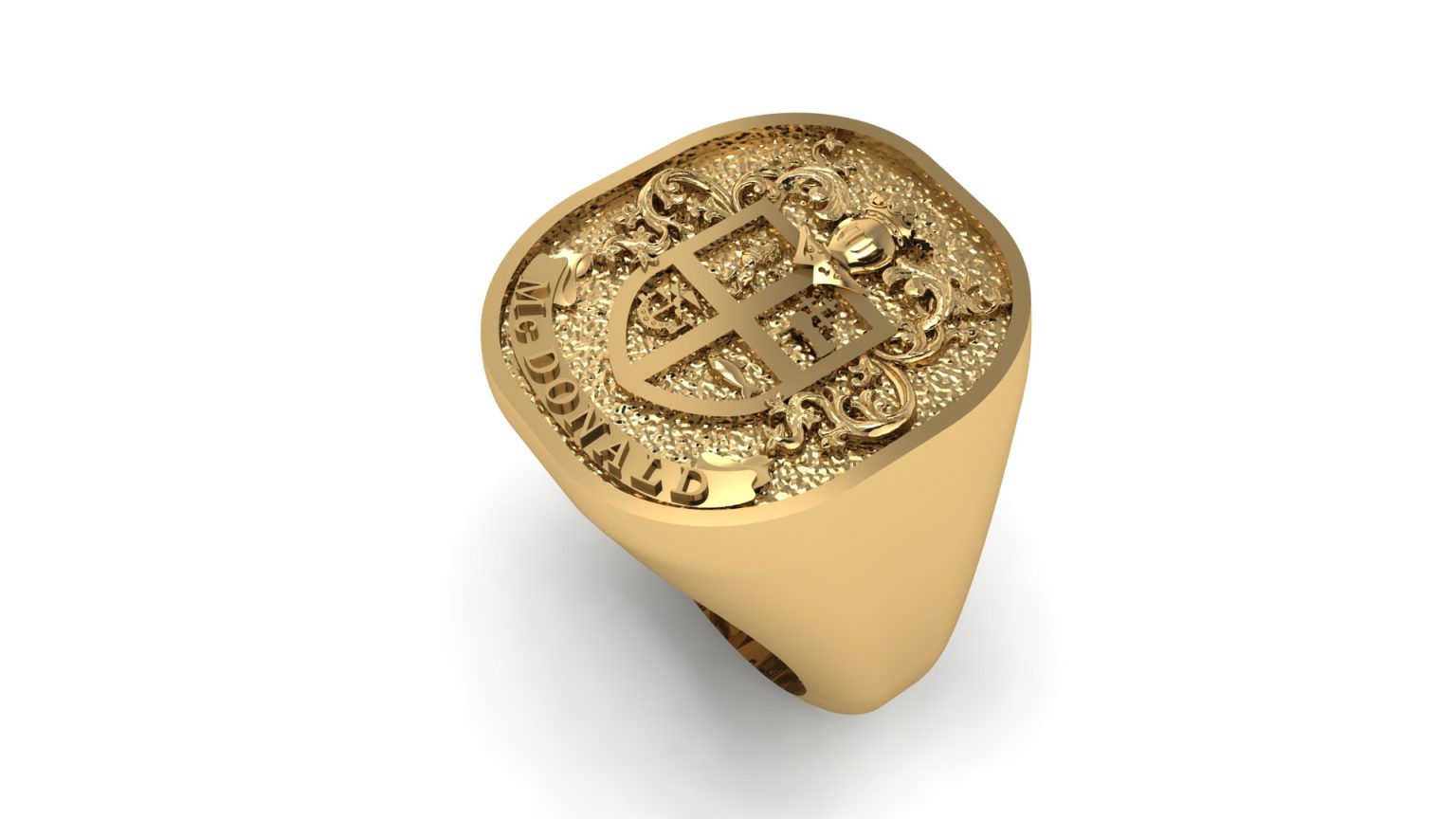 Let Us Create A Custom Signet Ring With Family Crest For You
